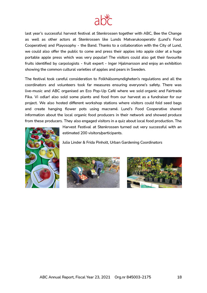 Annual reports – ABC Sweden