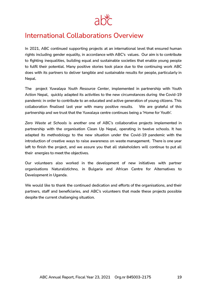 Annual reports – ABC Sweden