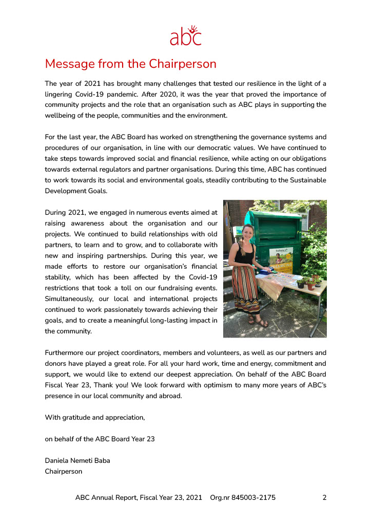 Annual reports – ABC Sweden